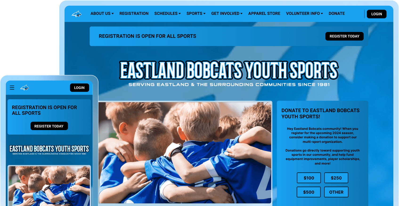 Manage Your Sports Website & Communication | Jersey Watch